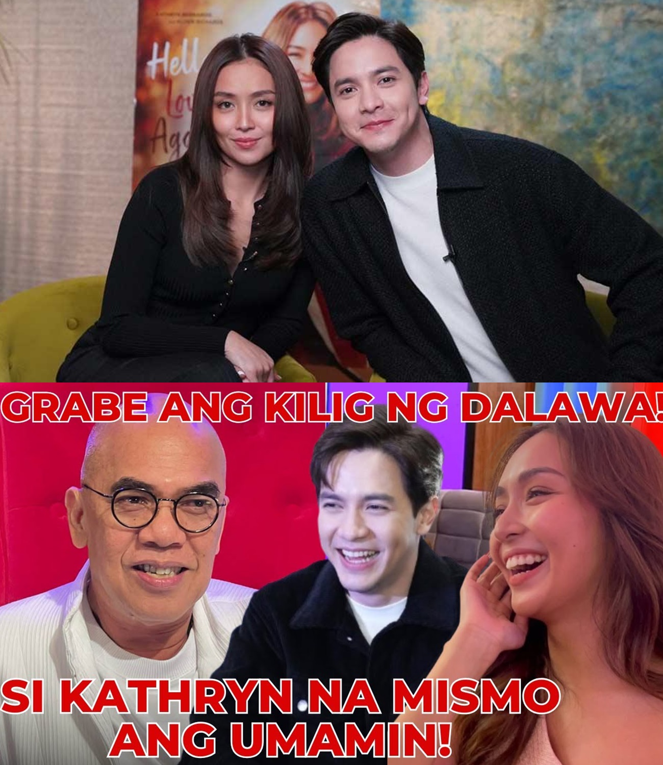 KATHRYN BERNARDO FINALLY REVEALS THE TRUTH ABOUT HER RELATIONSHIP WITH ALDEN RICHARDS TO TITO ...
