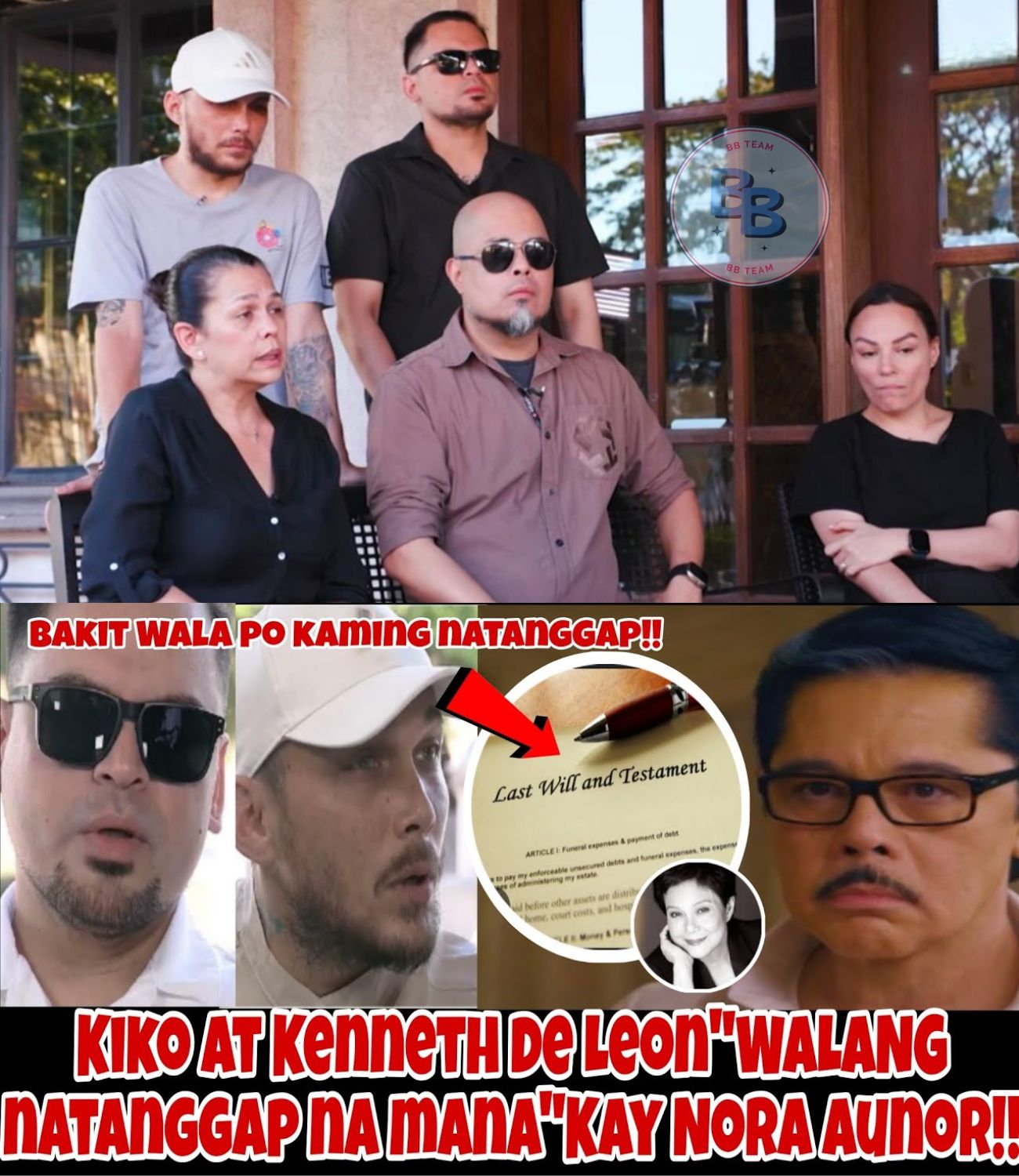 Nakagugulat na Rebelasyon: Sina Kiko at Kenneth De Leon, mga ampon ni Nora Aunor, ay hindi ...