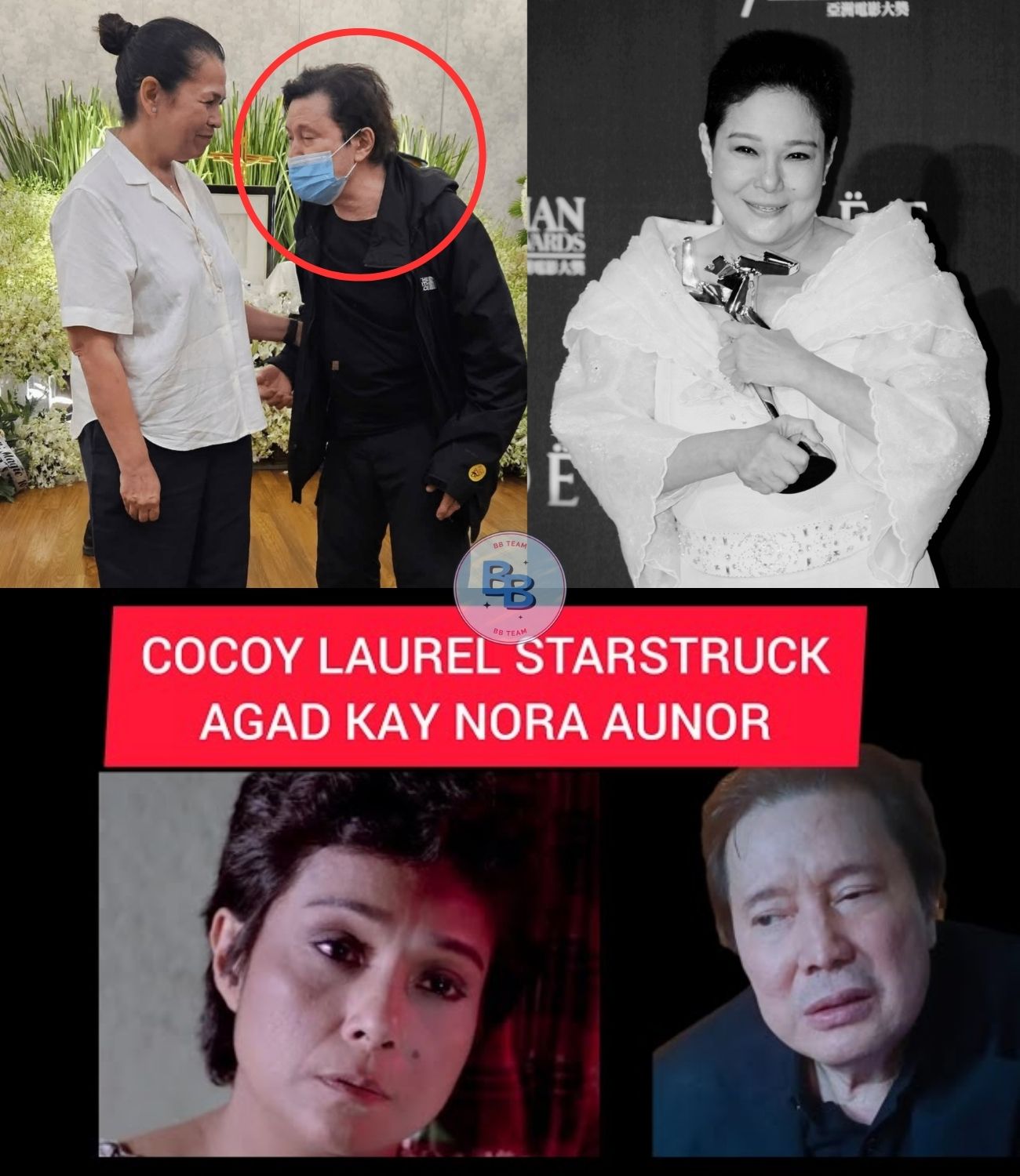 Cocoy Laurel Reveals Shocking First Encounter with Superstar Nora Aunor on Set of “Lollipops and ...