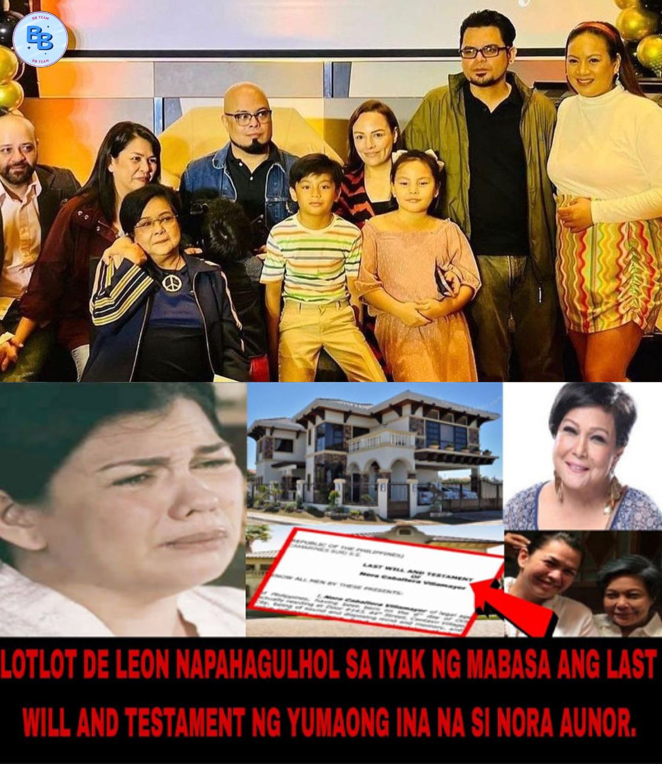 SH0CKING REVELATION: Lotlot de Leon BREAKS DOWN in Tears Over Nora ...
