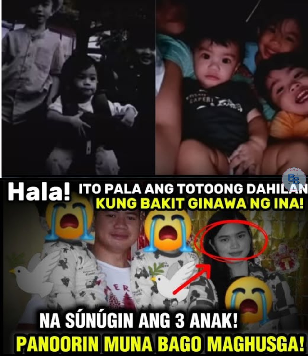 GRABE! HINDI KA MANINIWALA! PERO ITO PALA ANG TO2ONG DAHILAN KUNG SINUNOG NG INA ANG MGA ANAK ...