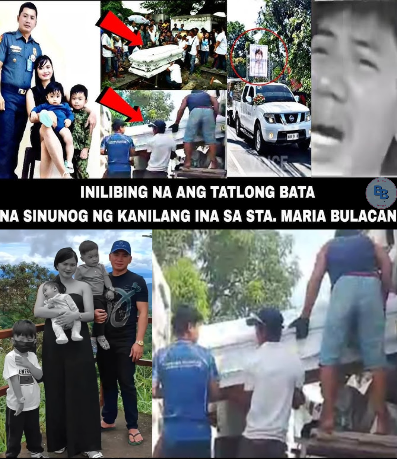 lNlLBlNG NA ANG TATLONG BATA NA SlNUNOG NG KANILANG INA SA STA. MARIA ...