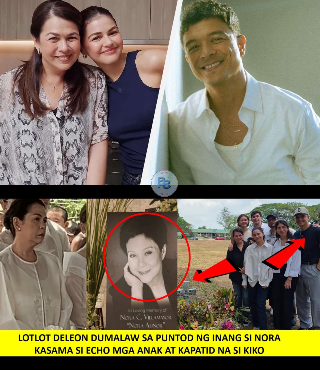 LOTLOT DELEON DUMALAW SA PUNTOD NG INANG SI NORAKASAMA SI ECHO MGA ANAK AT KAPATID NA SI KIKO - News
