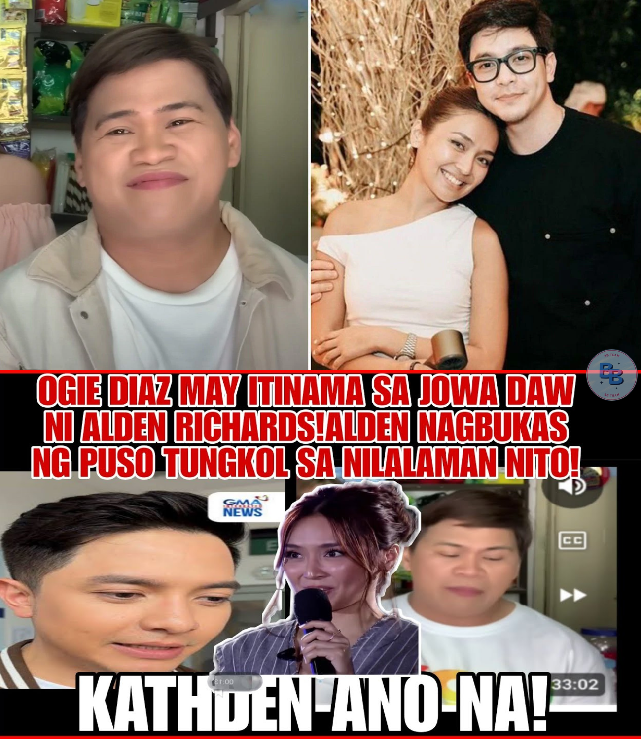 **ALDEN RICHARDS JOWA REVEALED! OGIE DIAZ MAY ITINAMA TUNGKOL KAY ALDEN ...