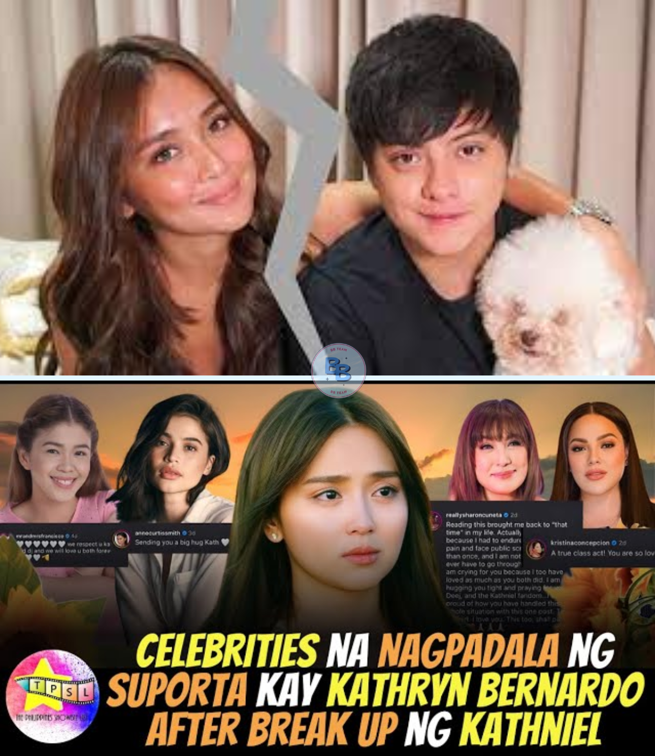 Celebrities na Nagpadala ng Suporta kay Kathryn Bernardo after Break up ng Kathniel - News