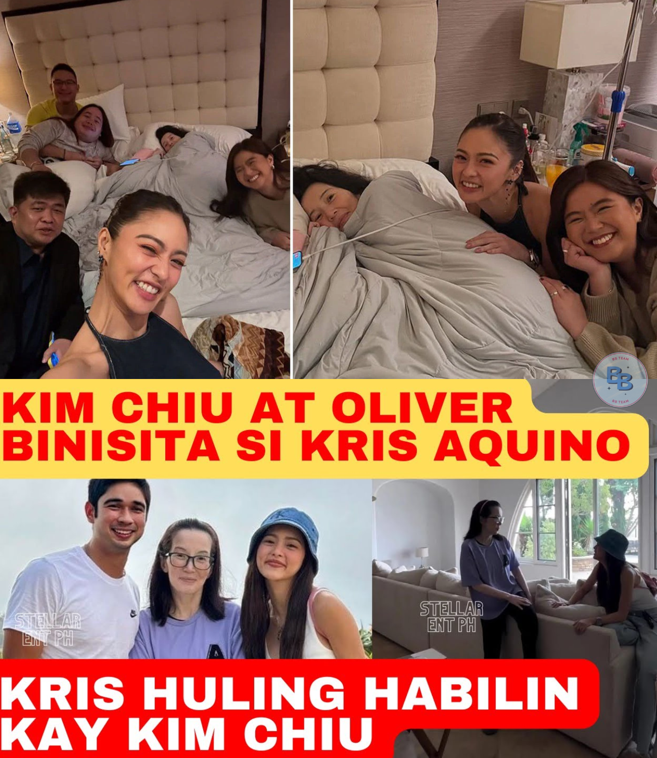 Kim Chiu at Oliver Moeller BINISITA si Kris Aquino, Kris may HULING ...