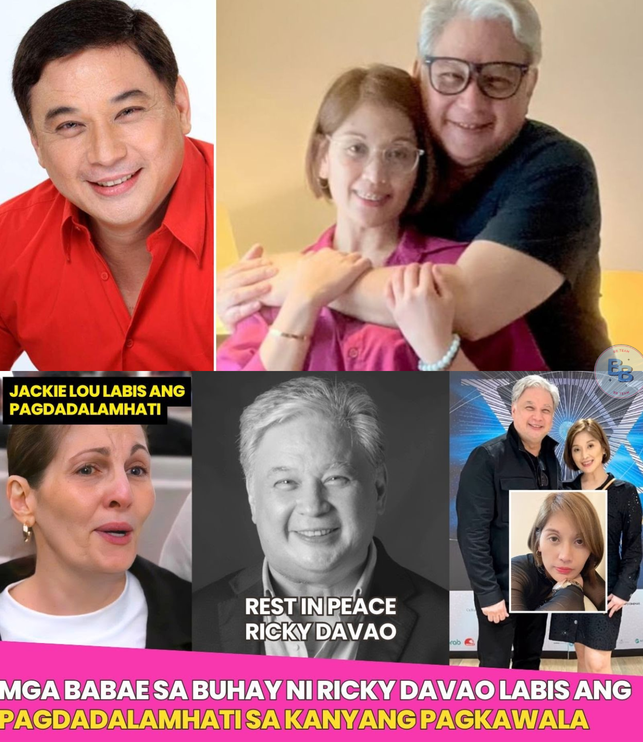 Jackie Lou Blanco at Mayeth Malca BUMUHOS ang LUHA sa PAGPANAW ni Ricky Davao - News