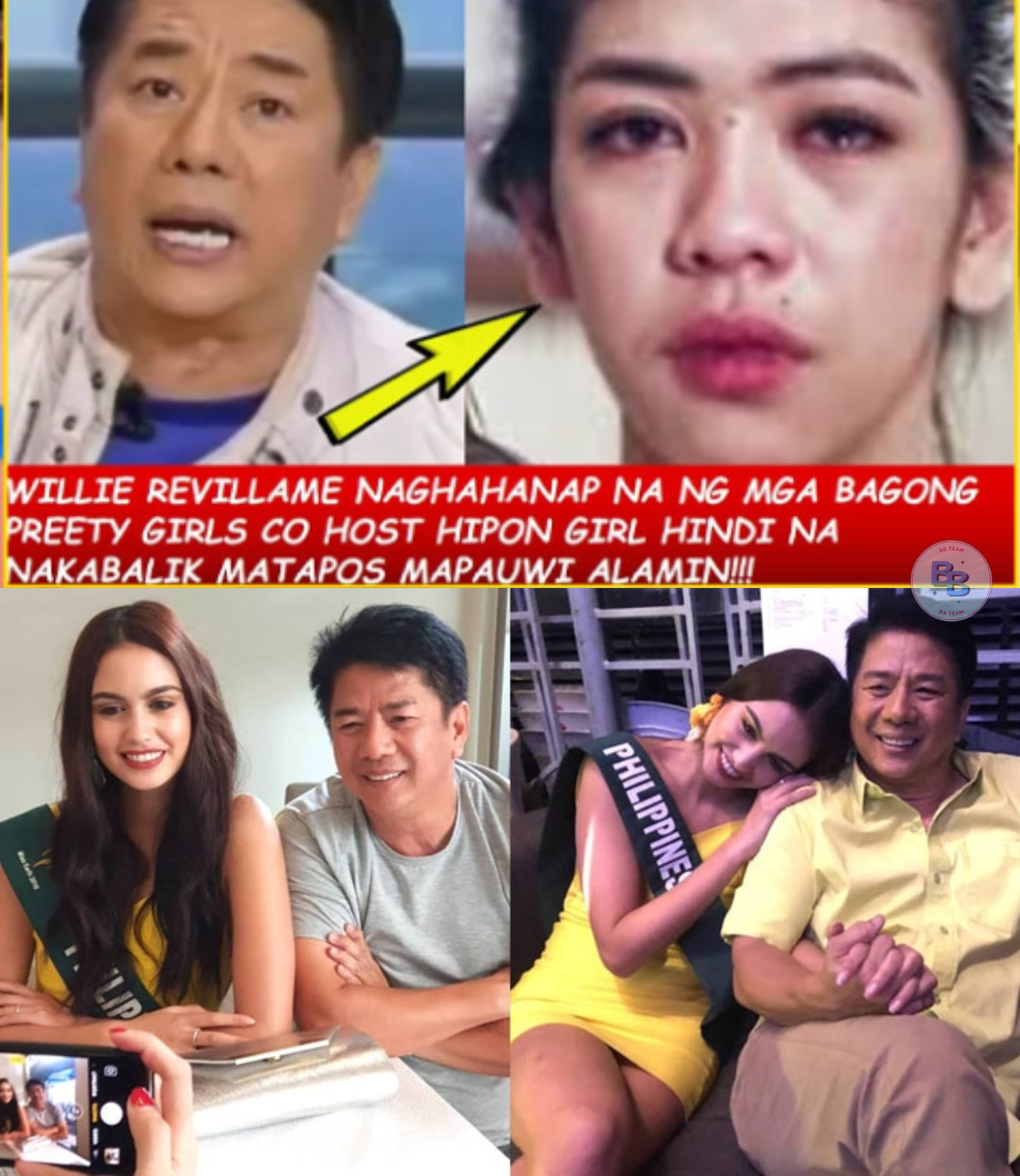 Shocking Decision! Willie Revillame Allegedly Drops Hipon Girl and Donita Nose from ‘Wowowin ...