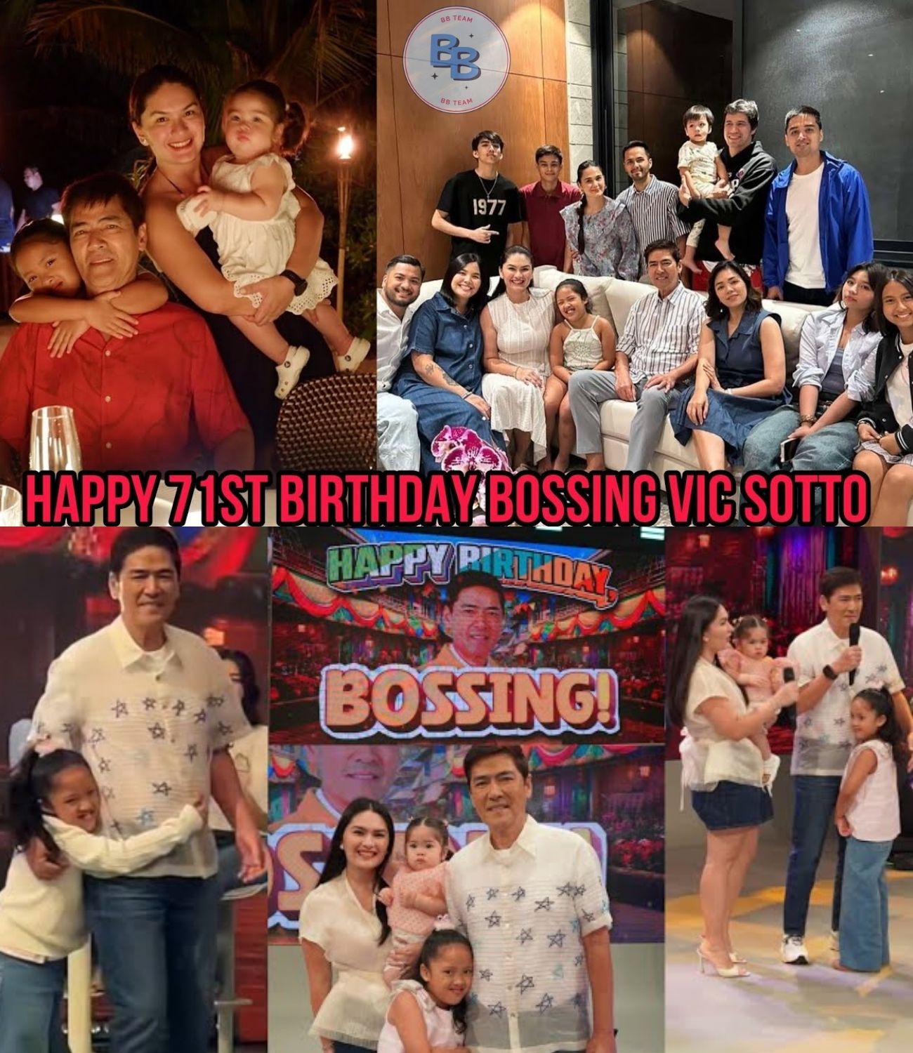 Emotional Surprise! Vic Sotto Breaks Down in Tears as Pauleen Luna and Kids Shock Him Live on ...