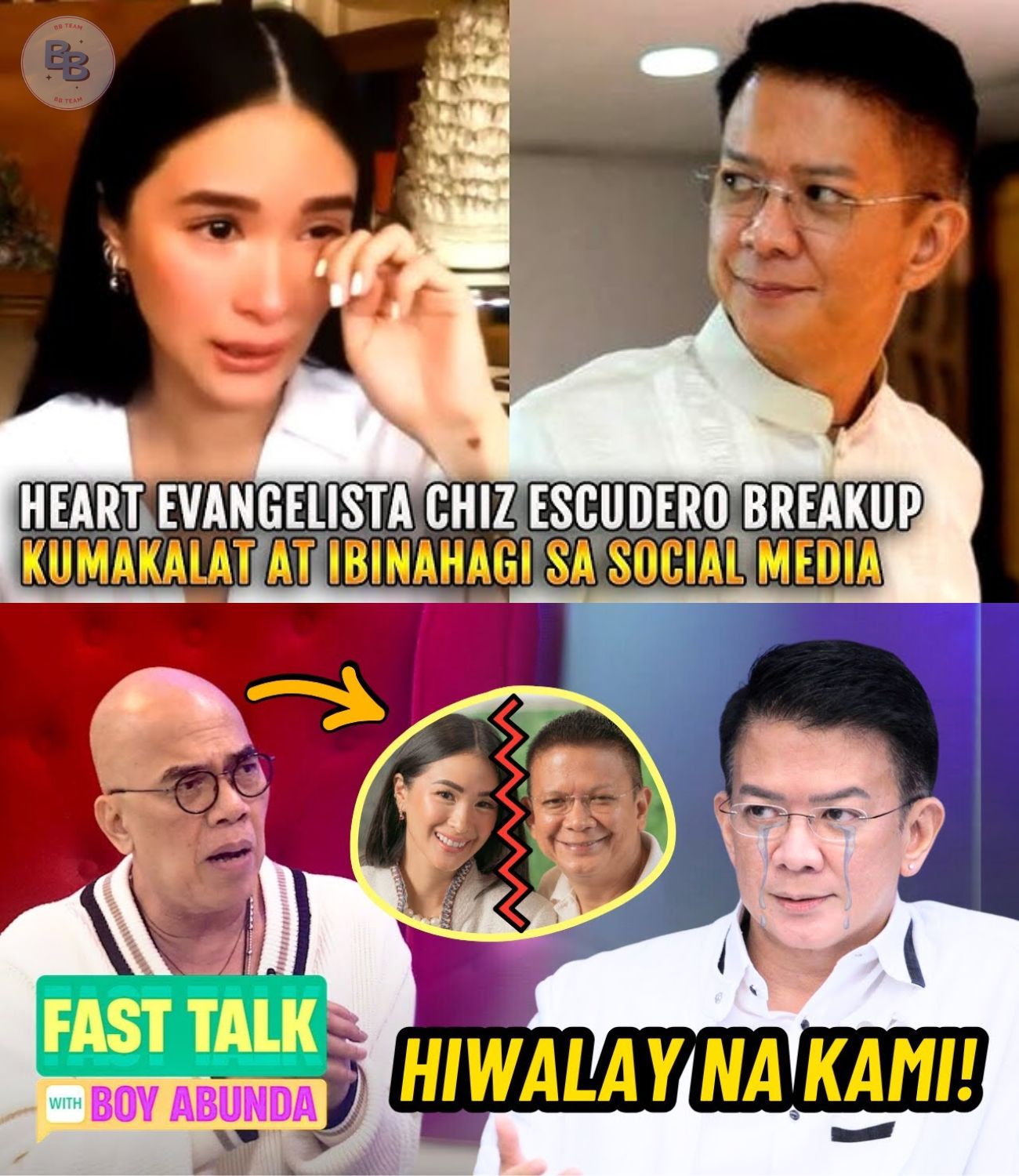 SH0CKING: CHIZ ESCUDERO NAGSALITA NA! TUNAY NA DAHILAN NG HIWALAYAN KAY HEART EVANGELISTA ...