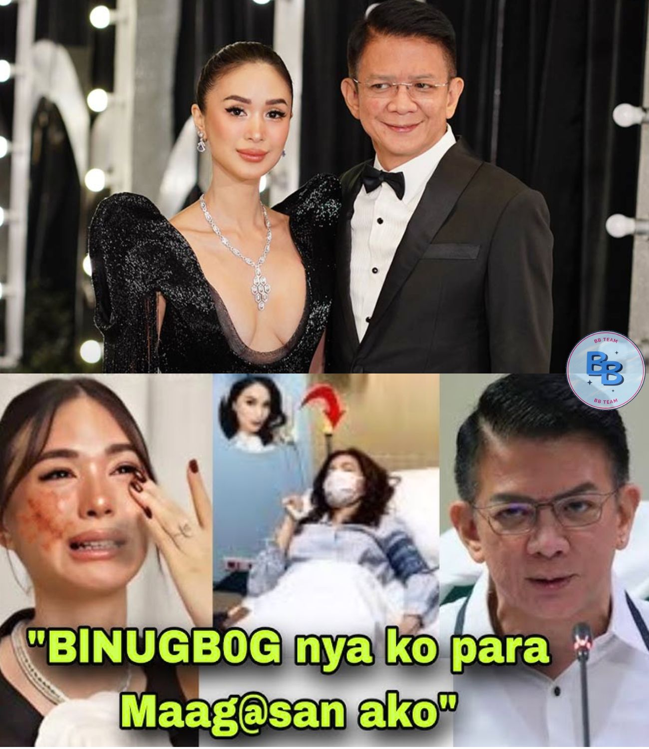 AGAW-BUHAY SI HEART EVANGELISTA SA OSPITAL MATAPOS ANG MATINDING PAGTATALO NILA NI CHIZ ESCUDERO ...