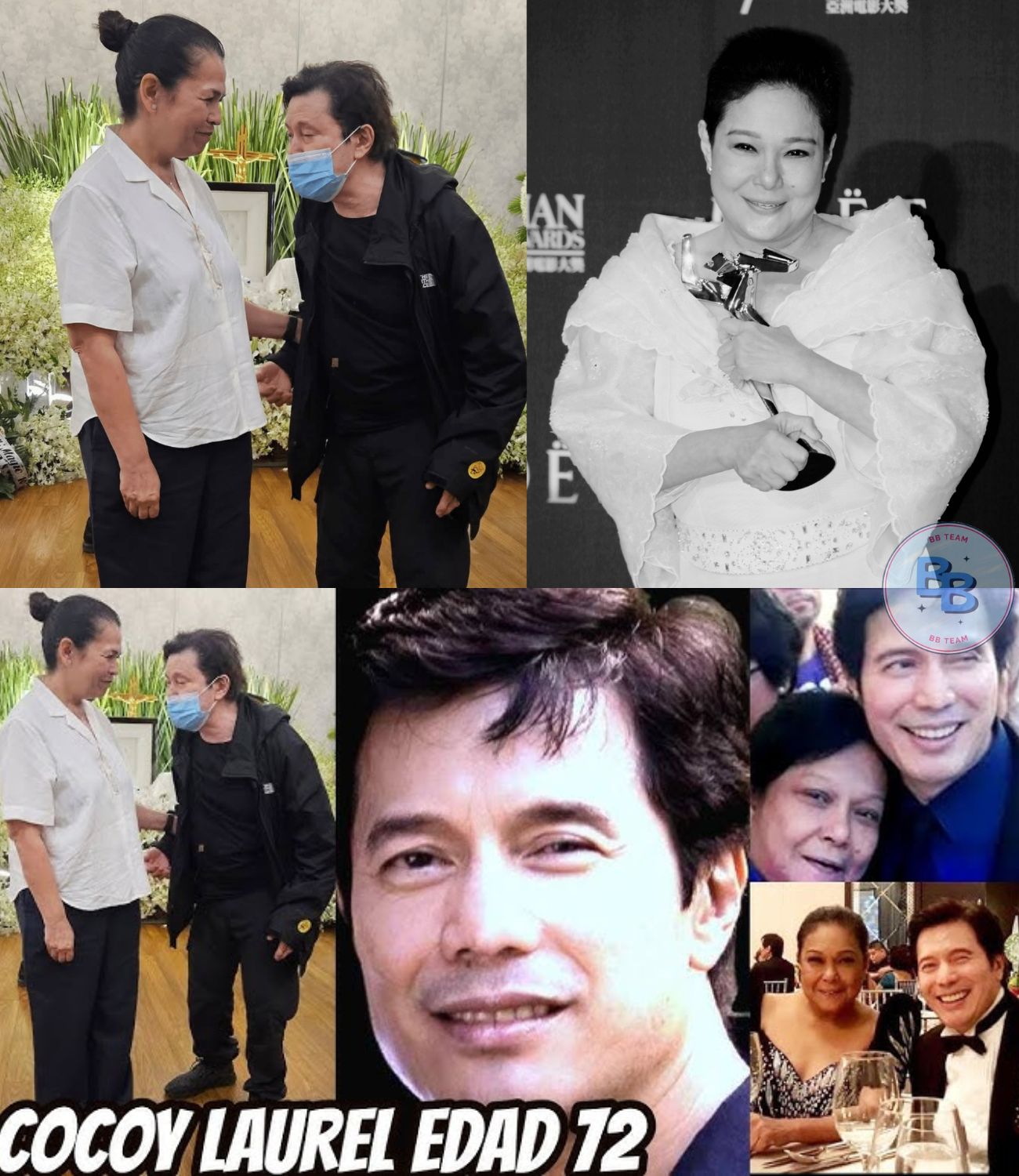 SHOWBIZ INULILA! COCOY LAUREL PUMANAW SA EDAD 72 — LEGENDARY LOVETEAM NI NORA AUNOR, BINALOT NG ...