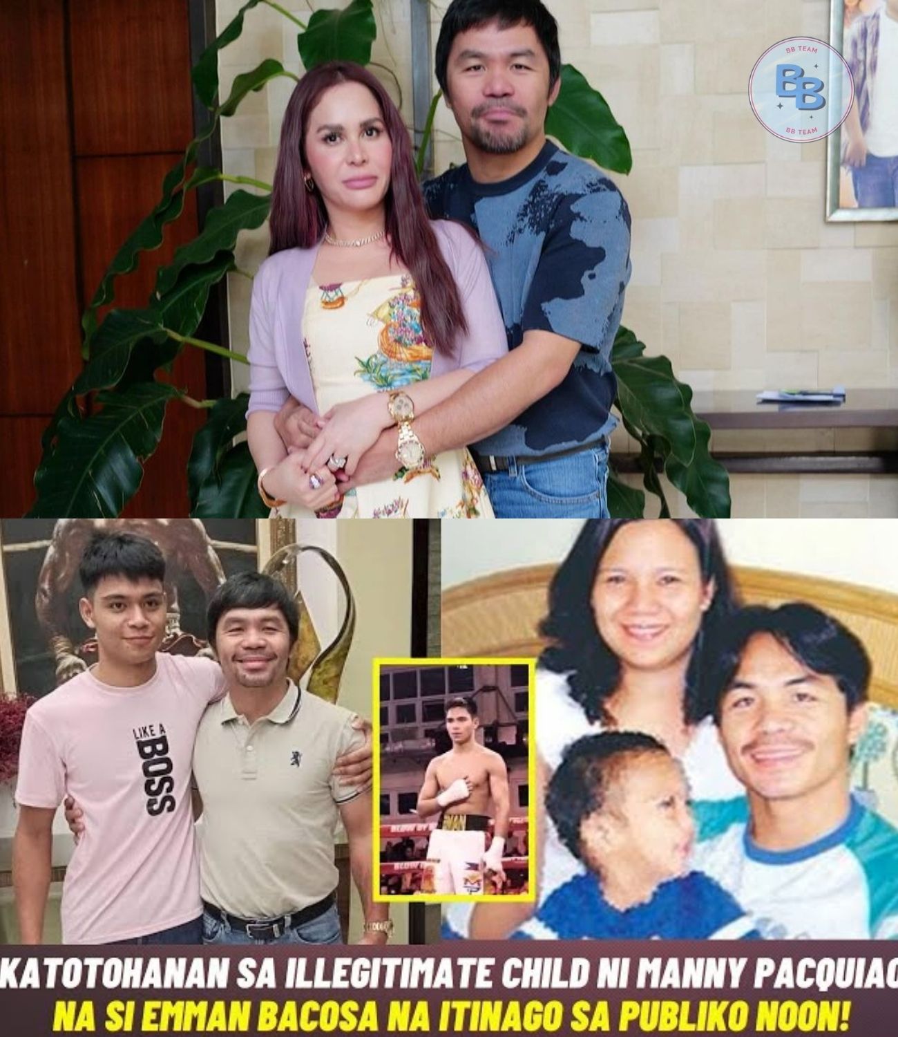 NAHAYAG NA ANG KATOTOHANAN! EMAN BACOSA PACQUIAO, ANAK SA LABAS NI MANNY? MATAGAL ITINAGO SA ...