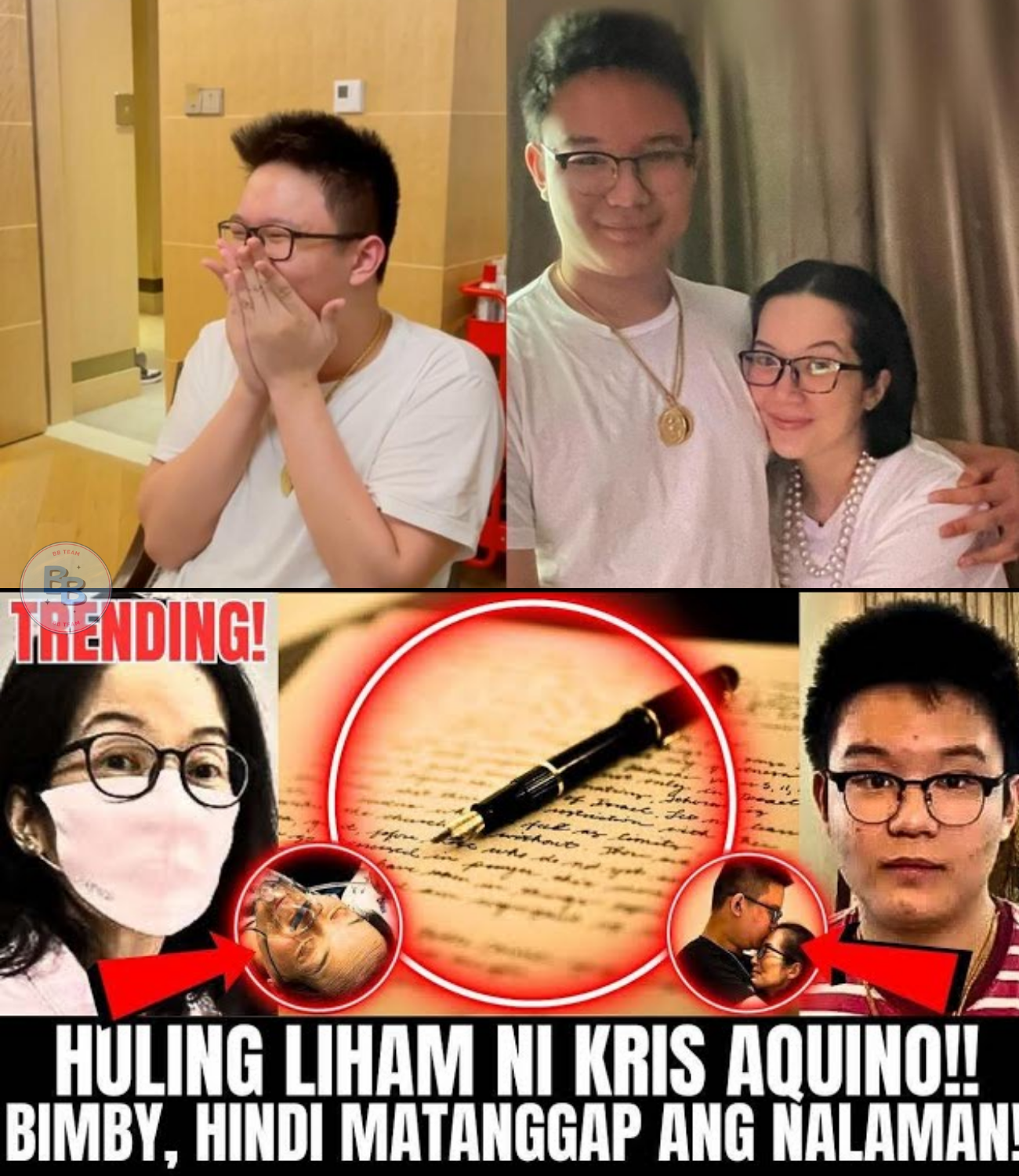 BREAKING NEWS! Kris Aquino Naiyak Habang Isinusulat ang Huling Liham Para Kay Bimby — Laman ng ...