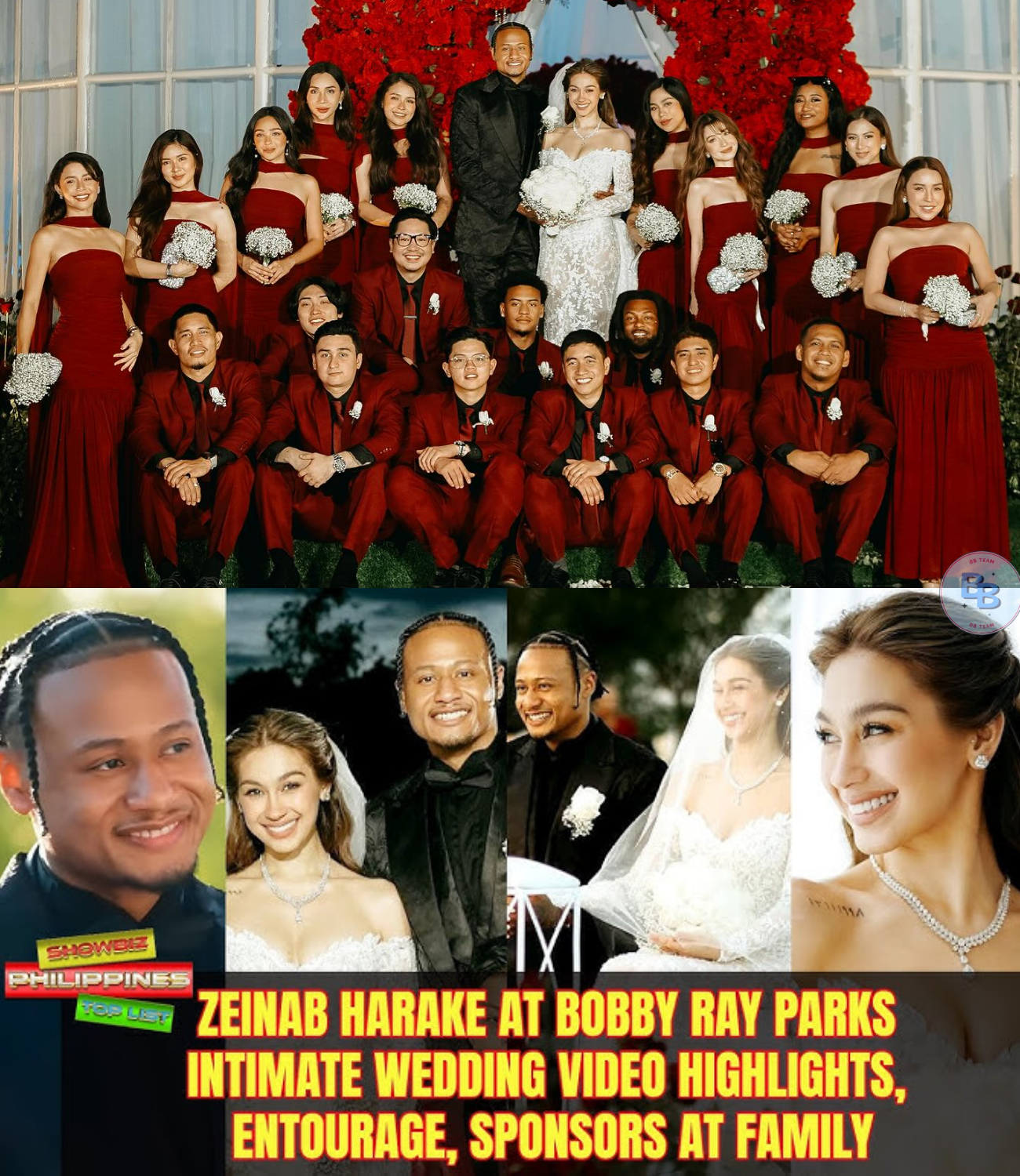 Zeinab Harake at Bobby Ray Parks Intimate Wedding Video Highlights, Entourage, Sponsors at ...