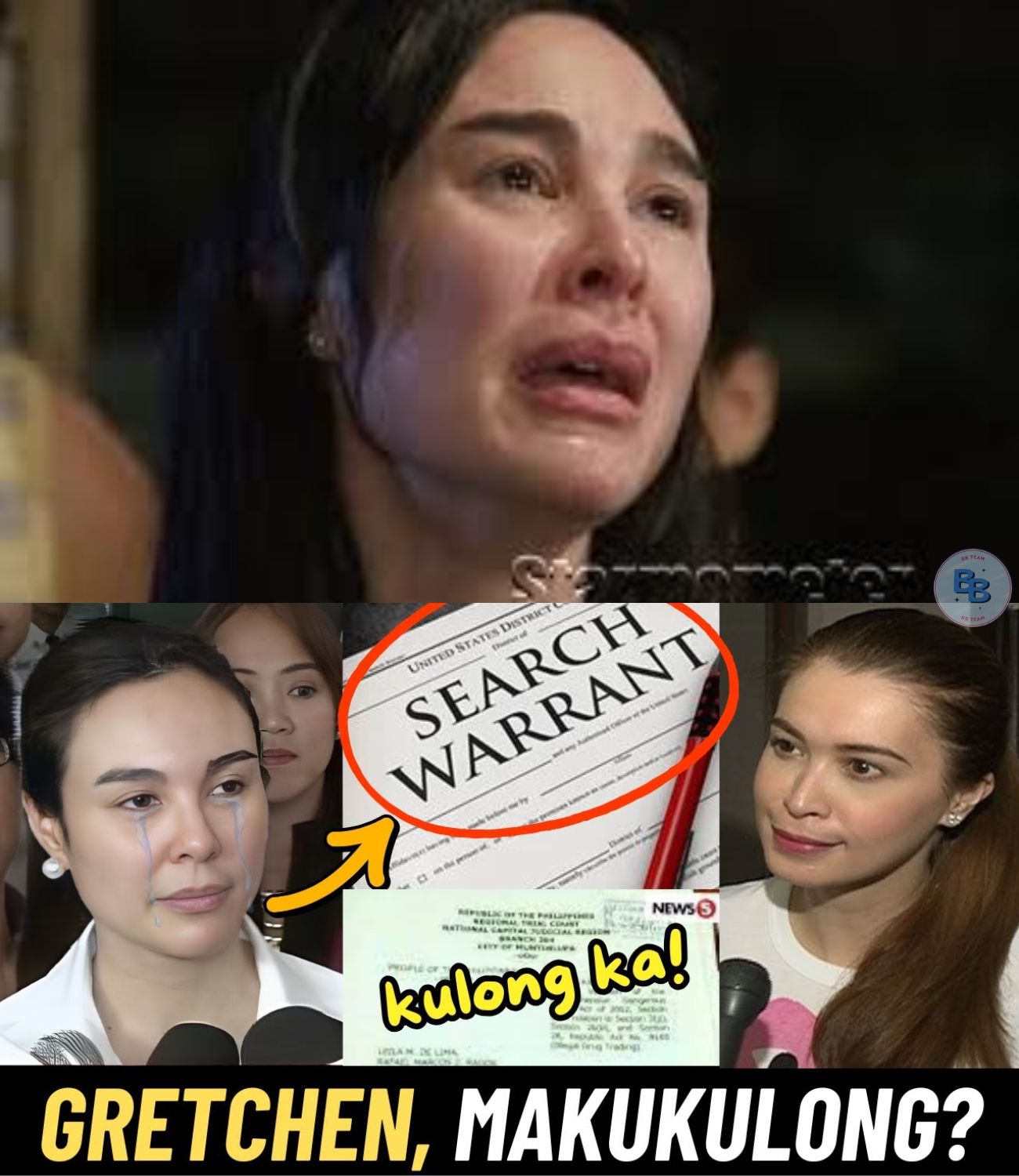 GRABE! Sunshine Cruz at Atong Ang, SINAMPAHAN NG KASO si Gretchen Barretto – WARRANT OF ARREST ...