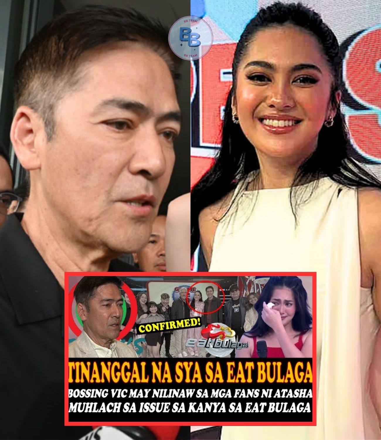 Vic Sotto, binasag na ang katahimikan ukol sa biglaang pag-alis ni Atasha Muhlach sa Eat Bulaga ...