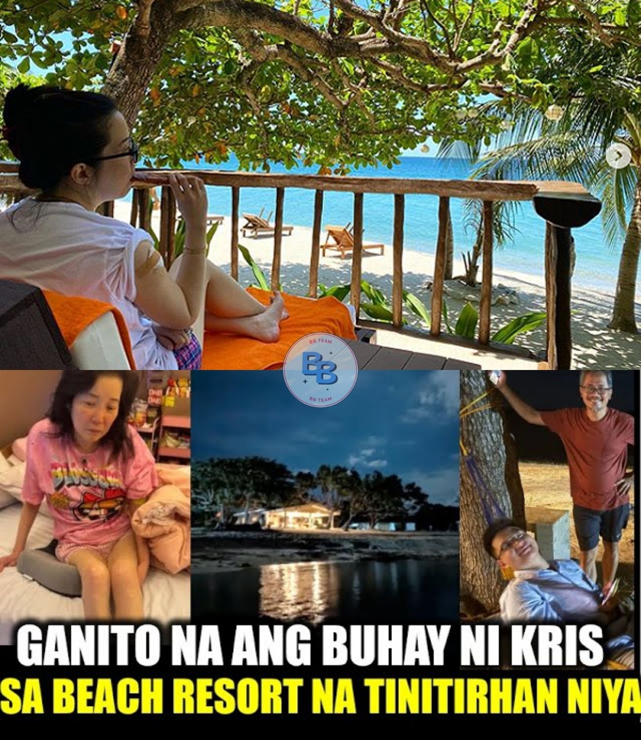 KRIS AQUINO NAGPAHANGA SA MGA FANS! SOSYAL NA BEACH RESORT IPINAKITA ...
