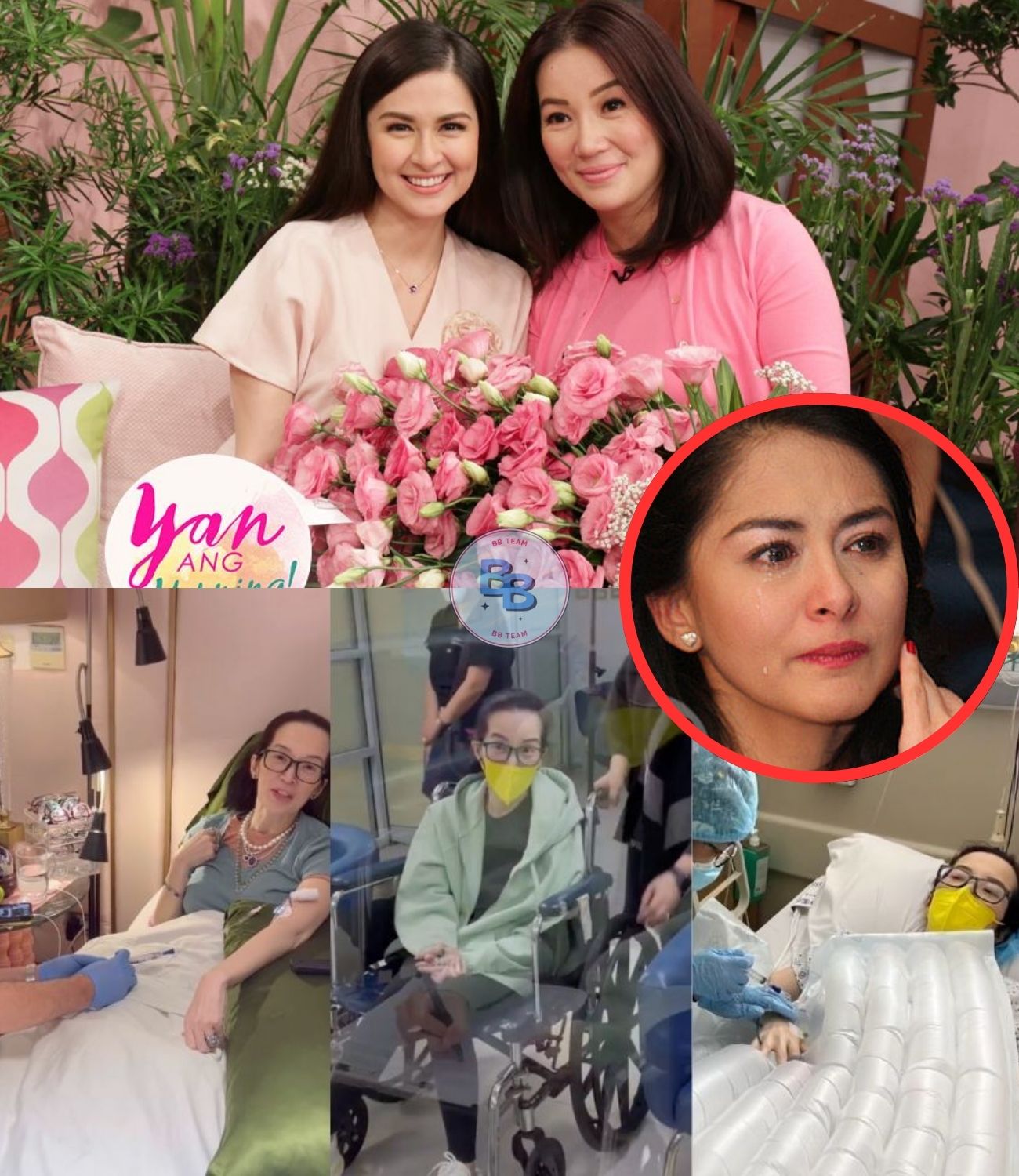SHOCKING! Marian Rivera and Angel Locsin Seen Kneeling Before Kris ...