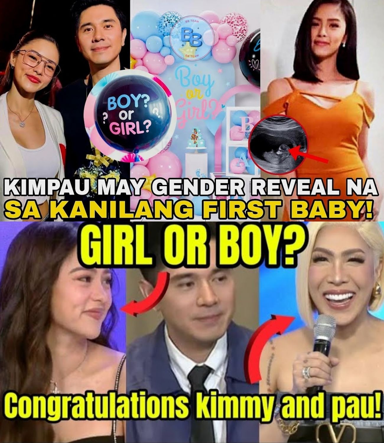 At Last! Kim and Paulo’s Long-Awaited Gender Reveal Party Set This ...