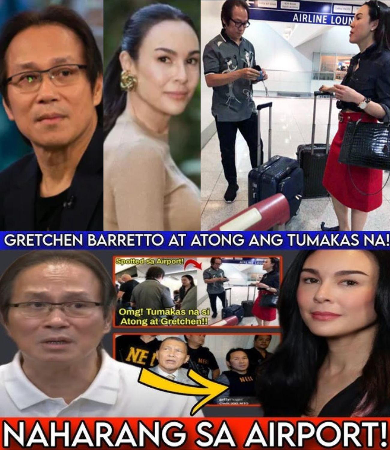SH0CKING SCENE! Gretchen Barretto at Atong Ang, NAHARANG sa Airport tapos BIGLANG NAGLAHO ...