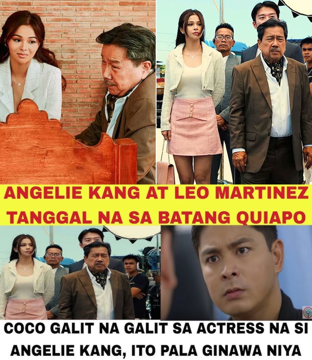 SH0CKING SCENE! Angelie at Leo Martinez, TANGGAL NA SA SERYE! Coco GALIT NA GALIT SA ACTRESS ...