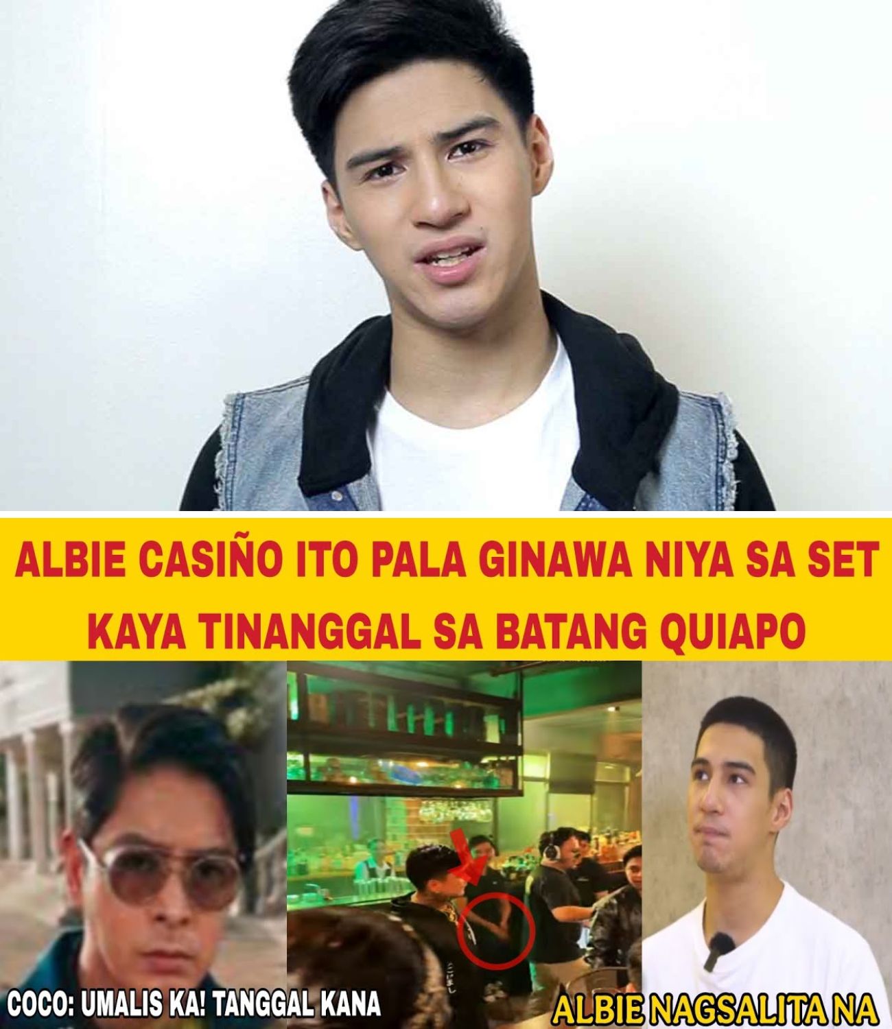 BOMBANG PAGKAKALAS: Bakit Biglang Inalis si Albie Casiño mula sa Set ng “Batang Quiapo”? Ang ...