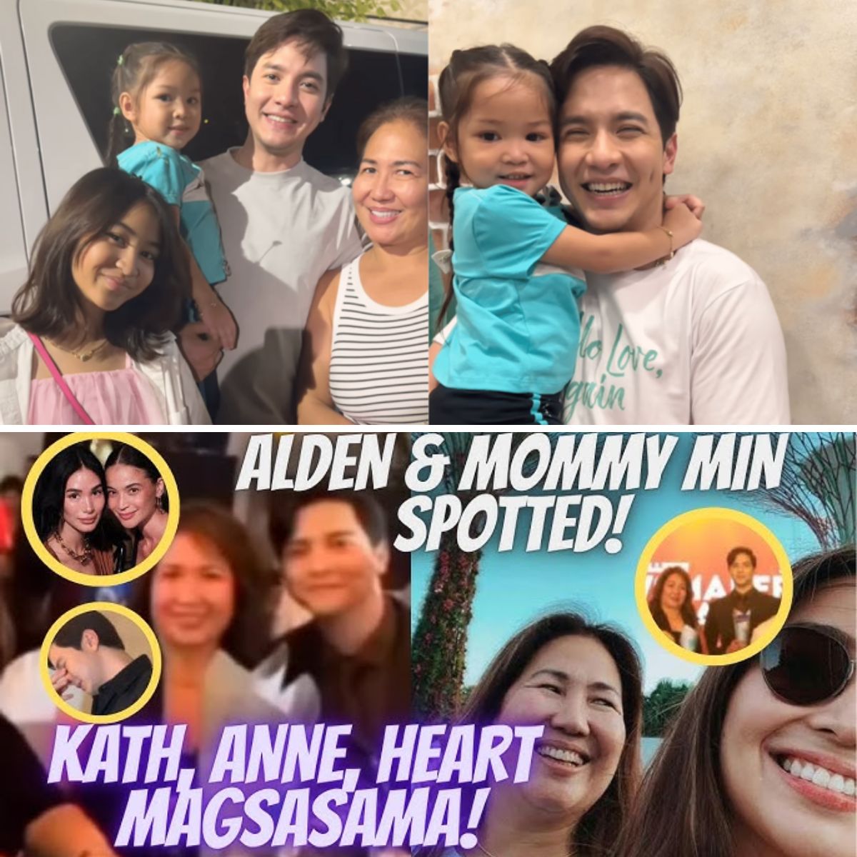 Alden Richards and Mommy Min Join Forces with Kathryn, Anne, and Heart ...