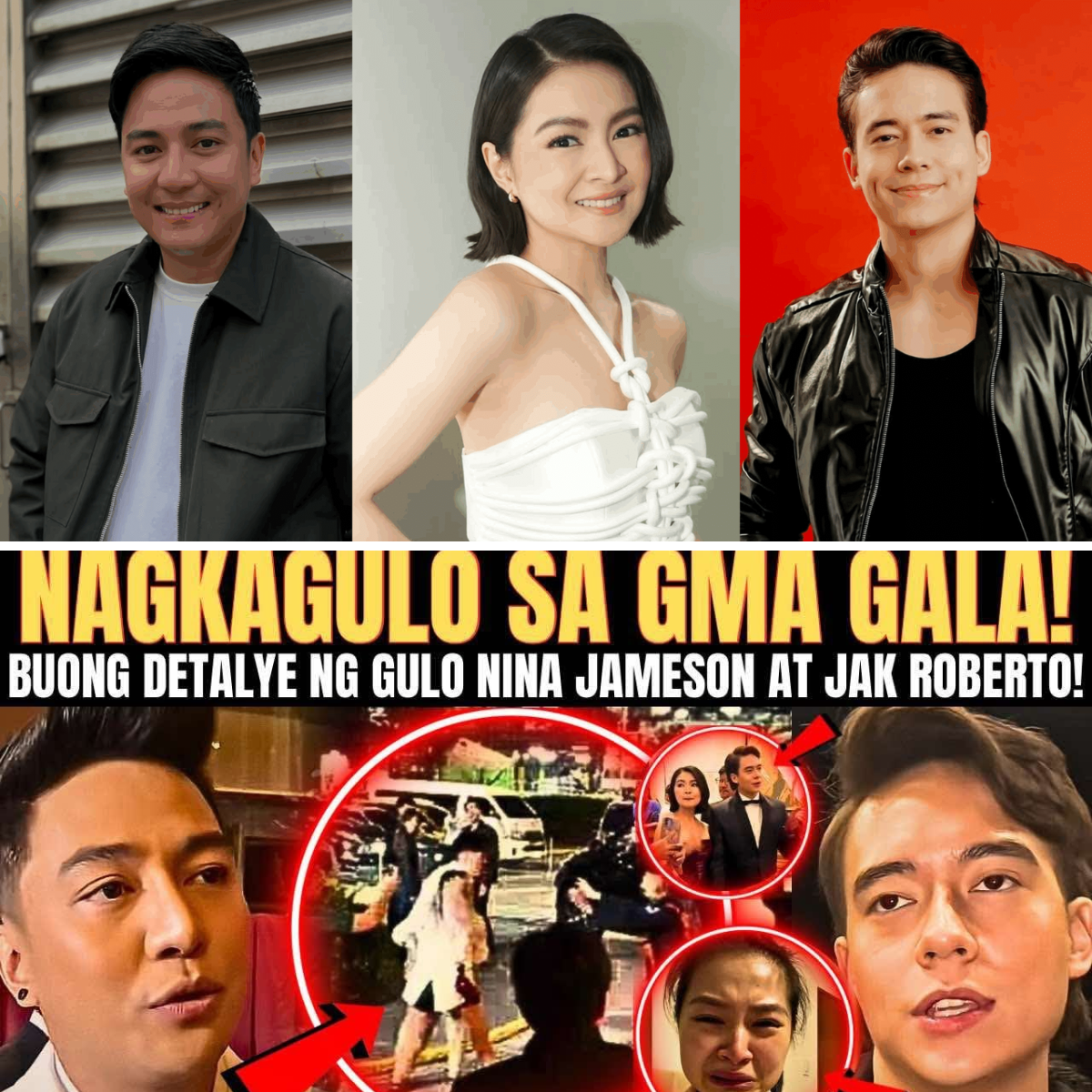 NAGKAGULO NA!! JAK ROBERTO AT JAMESON BLAKE, NAGSUNTUKAN SA GMA GALA ...