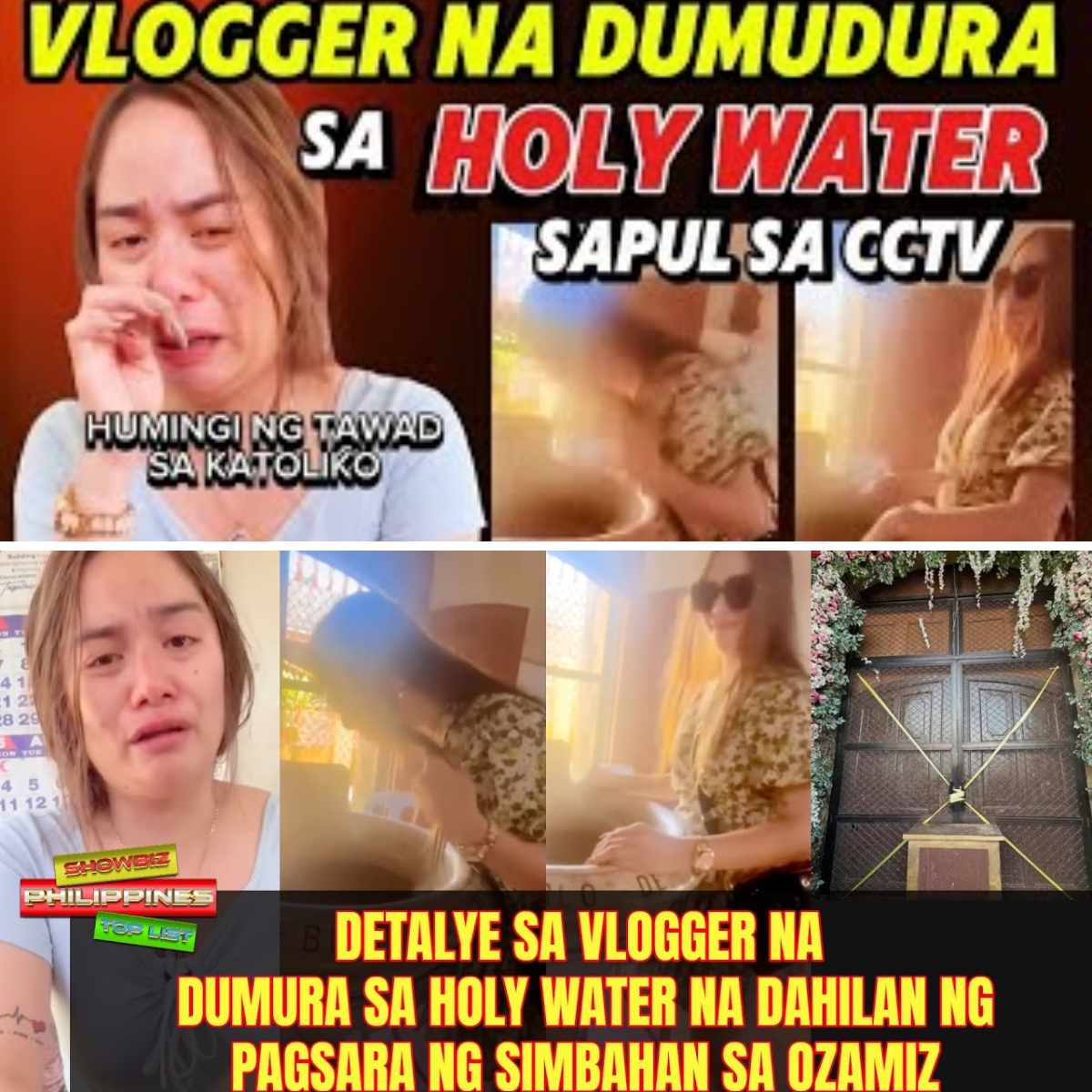 VLOGGER DUMURA SA HOLY WATER! 😱 ANG KONTROBERSYAL NA GAWI NA NAGDULOT ...
