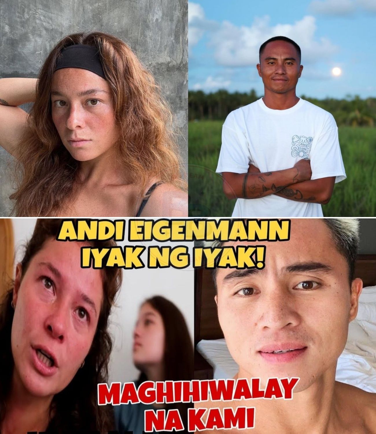 SOSYAL MEDIA SA GULUNGAN: ANDI EIGENMANN, NABALOT SA LUHA SA GITNA NG ...