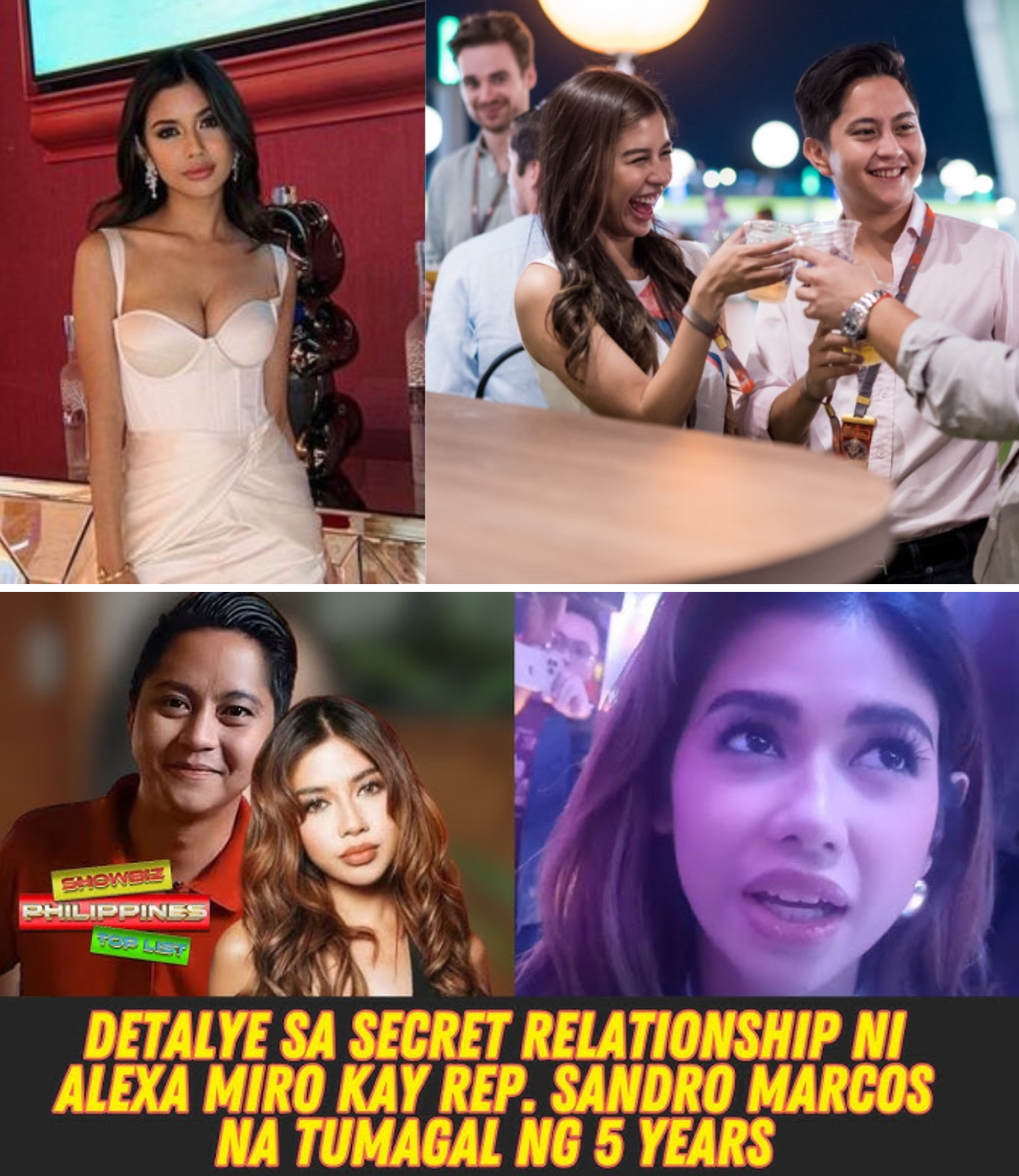 EXPOSED AFTER 5 YEARS: Alexa Miro and Rep. Sandro Marcos Reveal Their Secret Relationship ...
