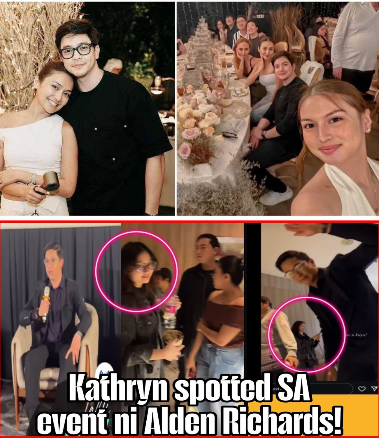 Kathryn Bernardo Makes a Shocking Appearance at Alden Richards’ Event—Are They More Than Just ...