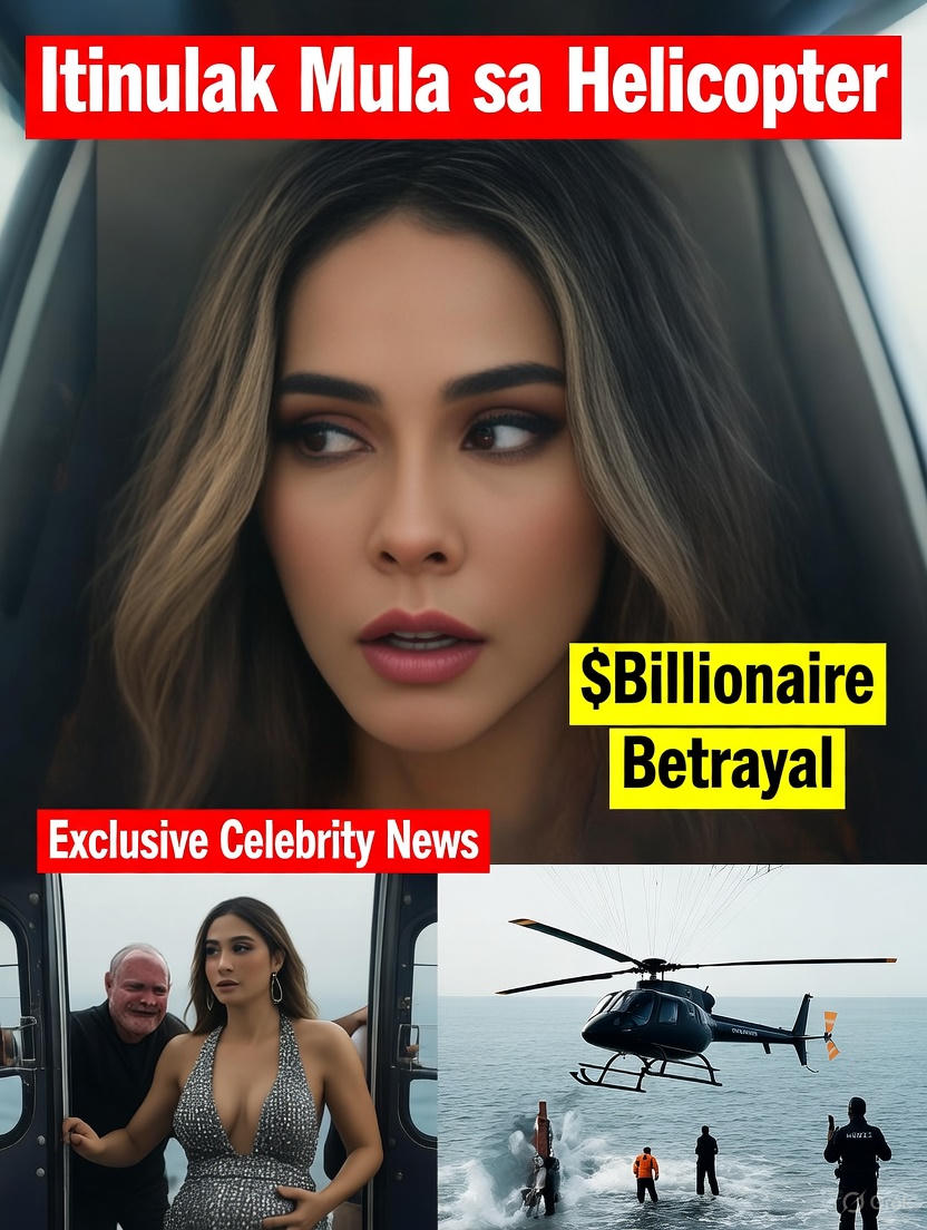 Itinulak niya ang mabigat na buntis na bilyonaryang asawa mula sa helicopter, kampante na ...