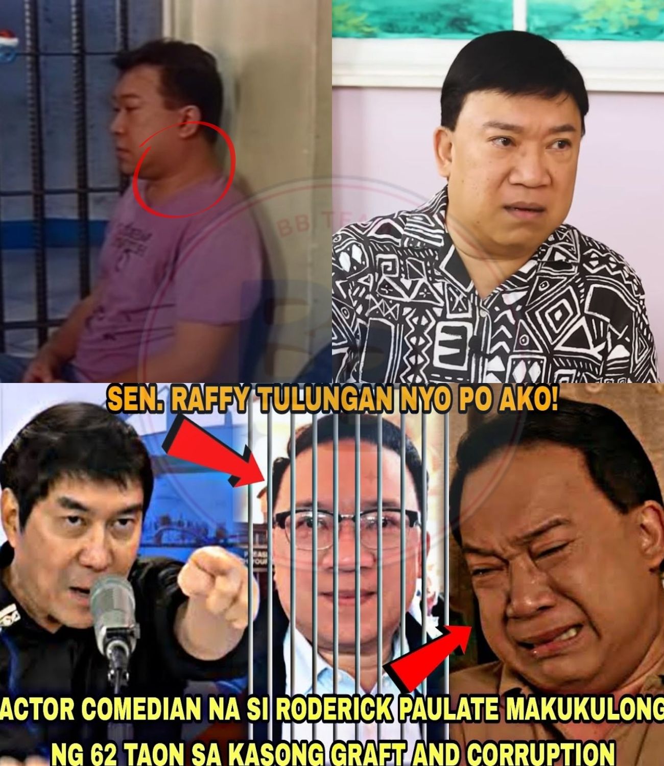 62 Taong Kulong para kay Roderick Paulate: Graft at Falsification ng ...