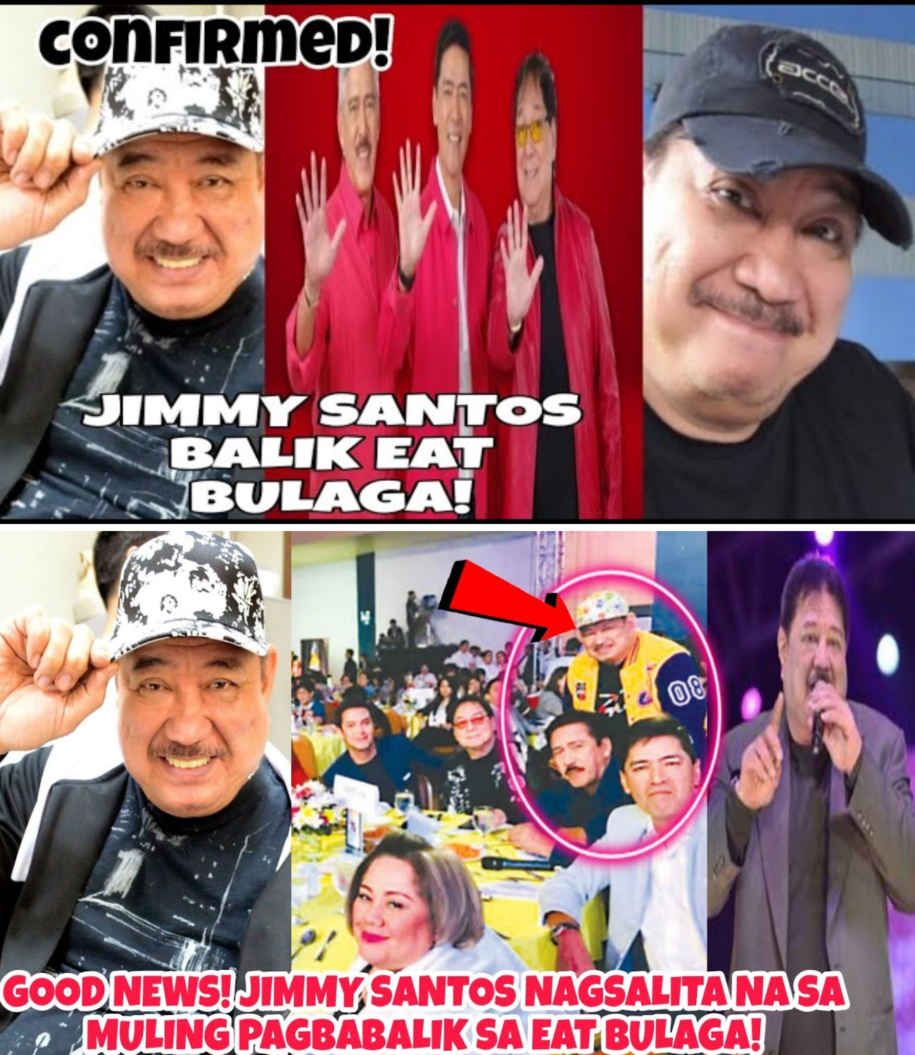 UNBELIEVABLE! JIMMY SANTOS RETURNS TO EAT BULAGA ON TV5 AFTER A LONG ...
