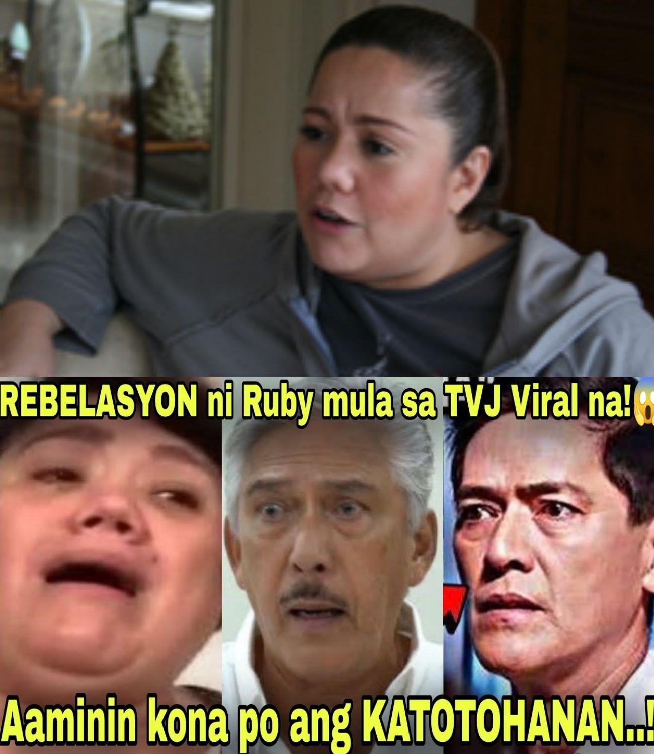 REVEALING SECRETS: Ruby Rodriguez Fearlessly Exposes TVJ's 'BAHO', Against Anjo Yllana's Defense ...
