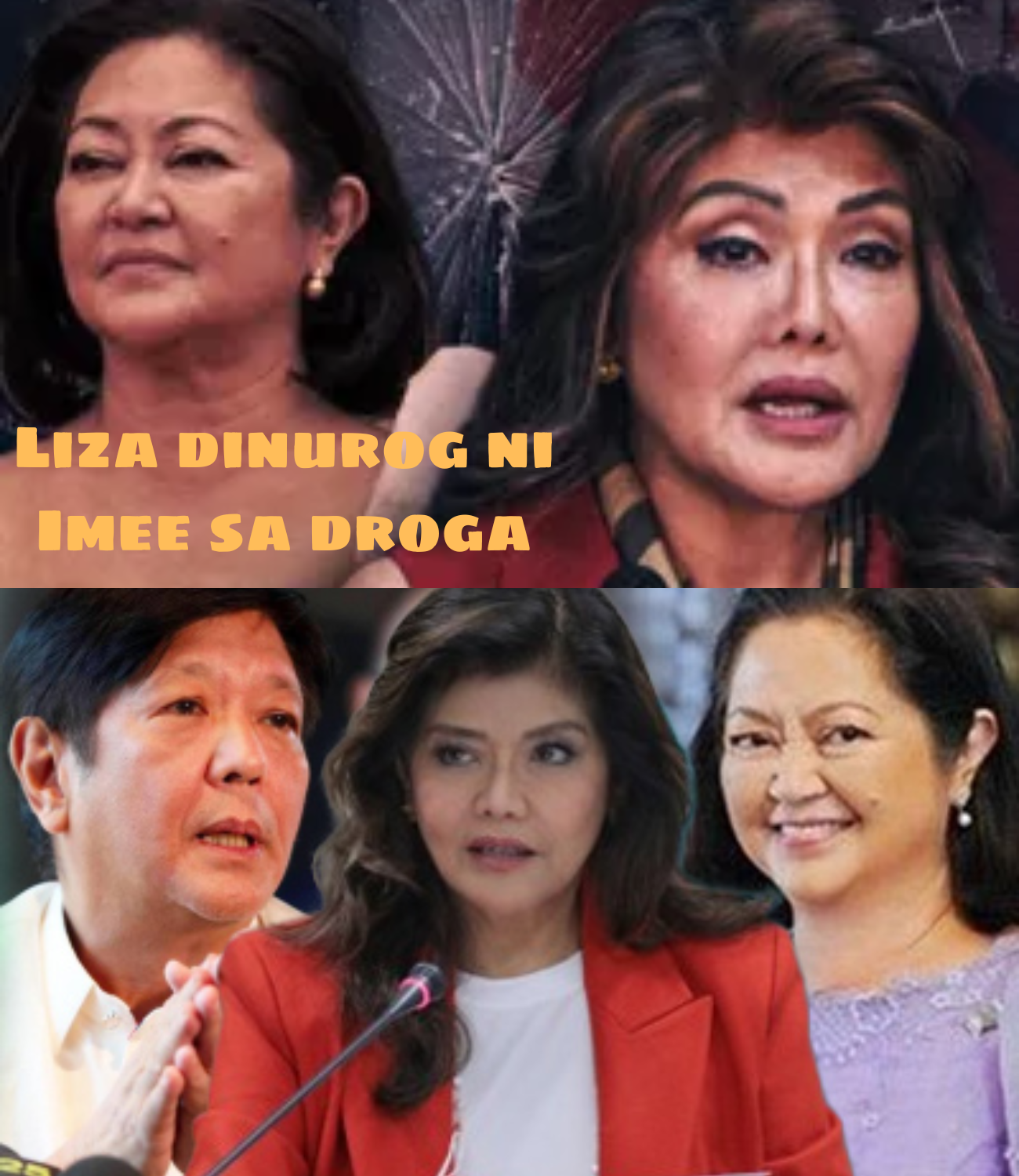 PBBM, Liza, DINUROG NI IMEE SA DROGA—Ano ang mga pahayag ni Imee na ...