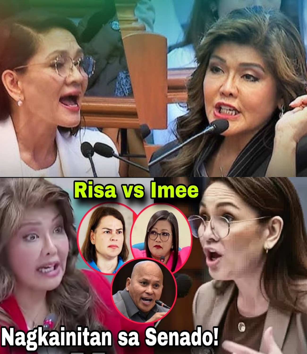 Isang matinding tensyon ang sumik sa Senado nang magkasunod na naglaban ng matinding mga opinyon ...